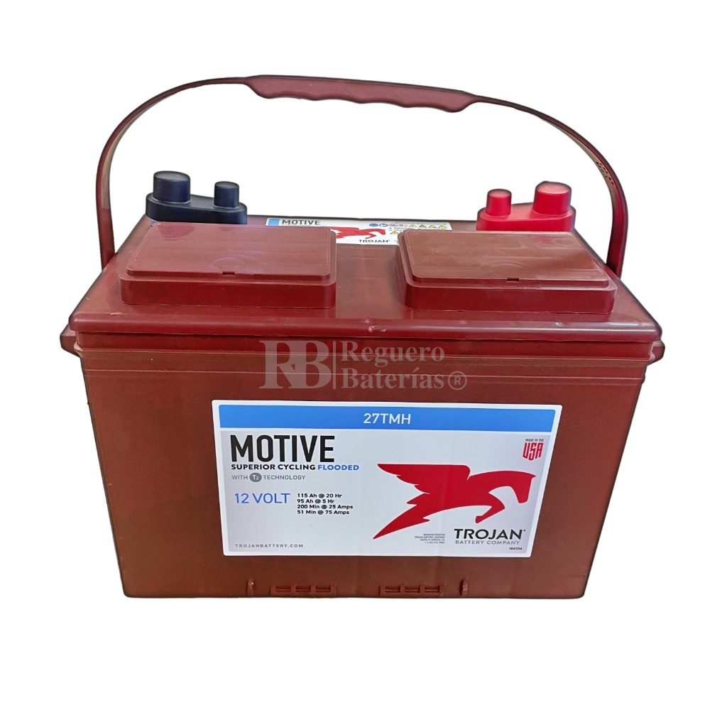 Trojan 27TMH Pack 2x12V, Baterías de ciclo profundo para manipulación ...